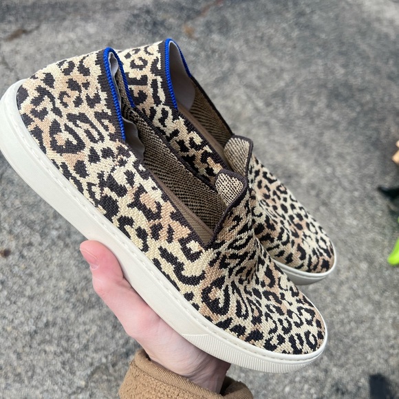 Rothy's | Shoes | Rothys Leopard Print Slipon Sneakers | Poshmark